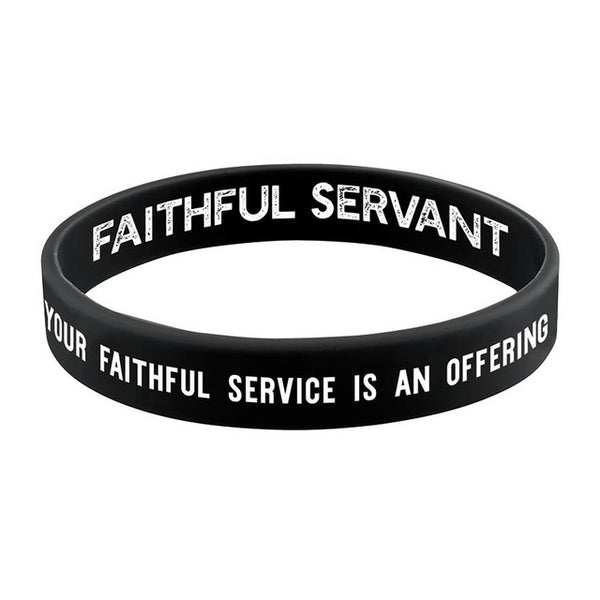 Faithful Servant Silicone Bracelet with Card – Orthodox Bookstore